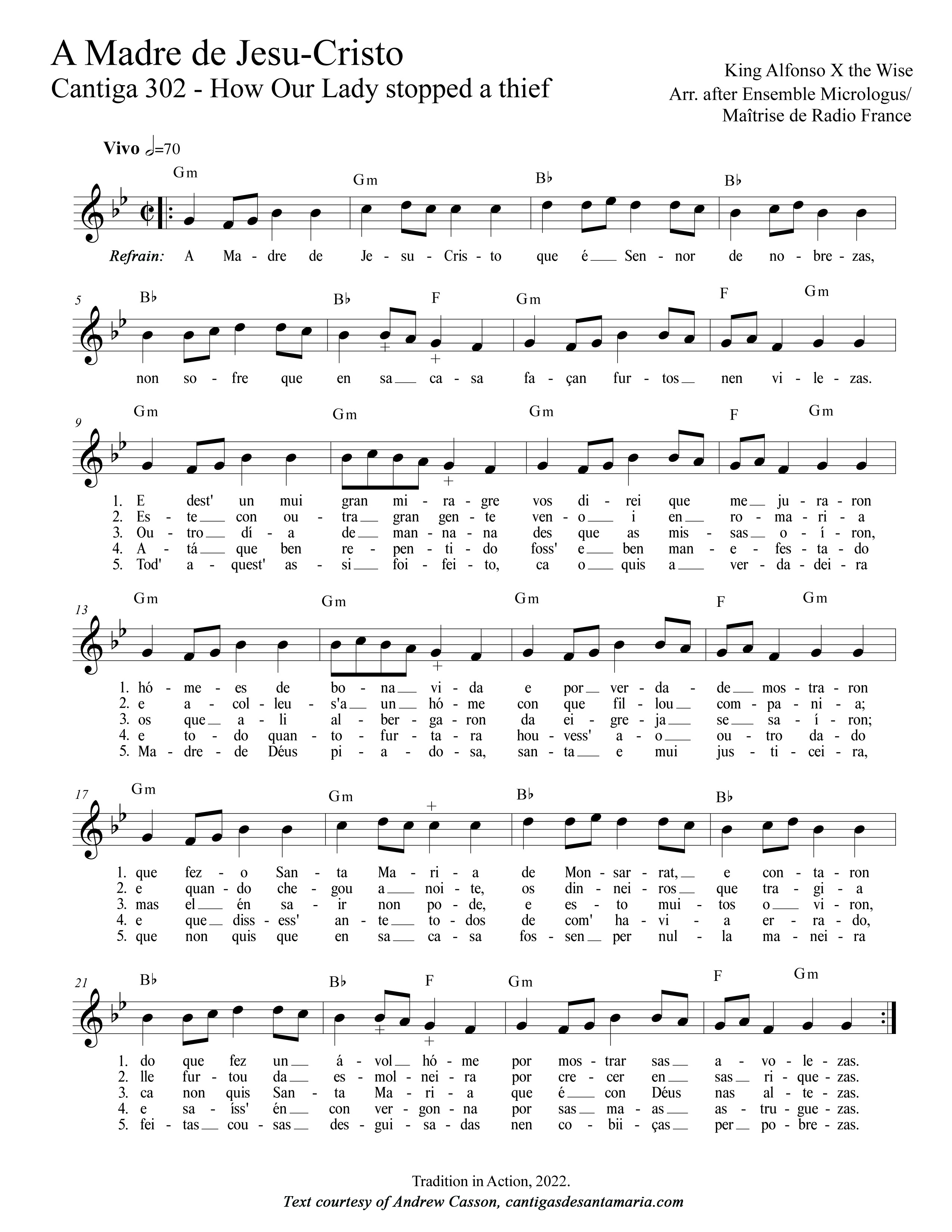 A Madre de Jesu-Cristo